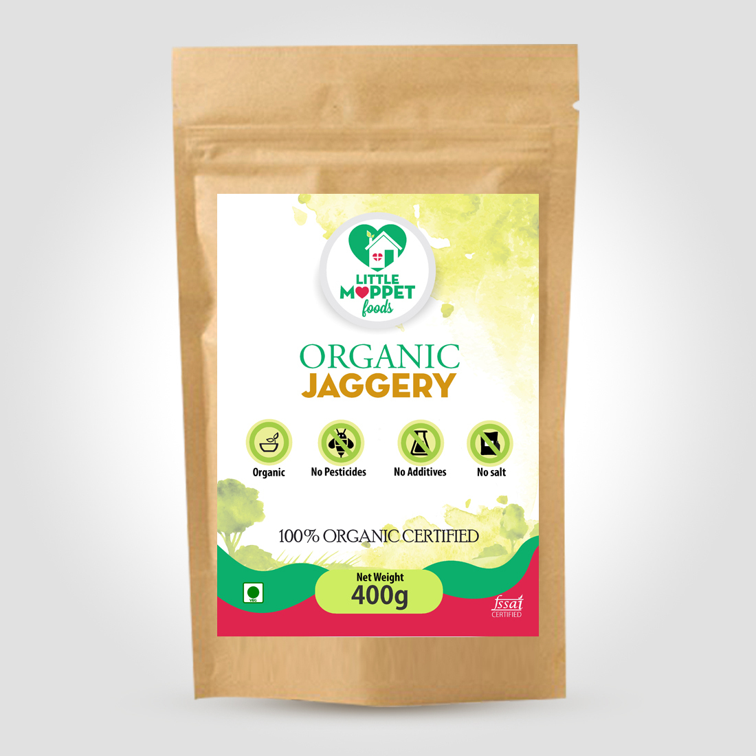 Organic Jaggery [400g] - MyLittleMoppet Store