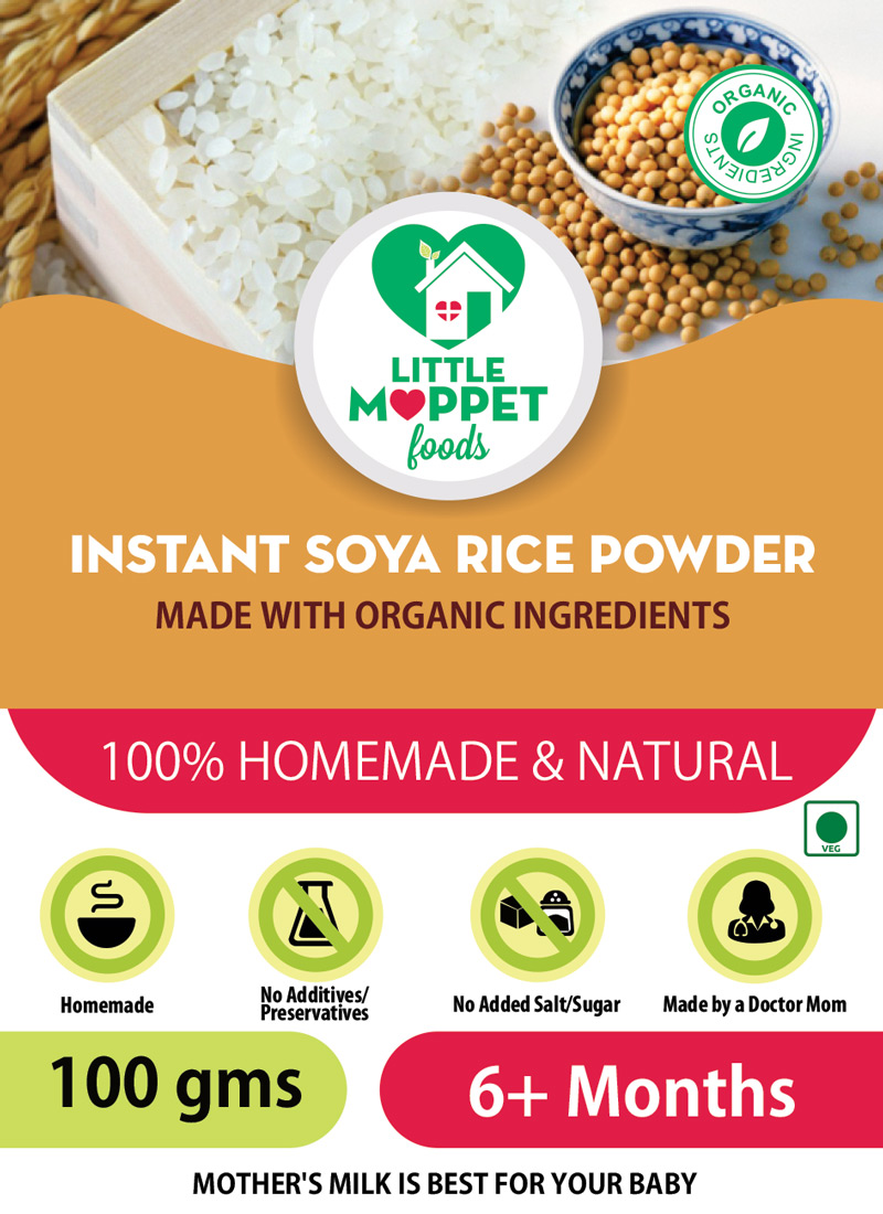 Instant Soya Rice Porridge Powder - Trial Pack - MyLittleMoppet Store