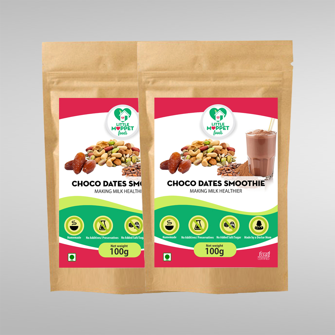Choco-Dates Smoothie Mix - Instant Health Drink Powder For Kids And ...