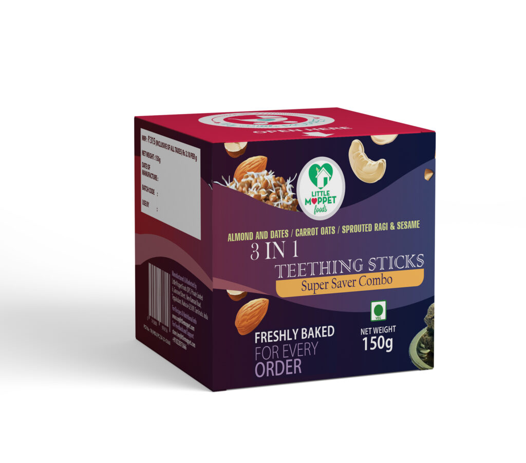 3 in 1 Teething Sticks Combo pack - MyLittleMoppet Store